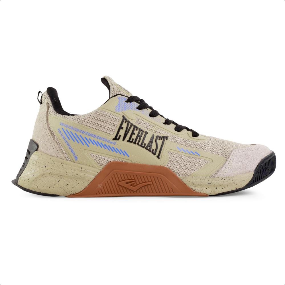 Tênis Everlast Jump 5 Unissex Bege/Preto