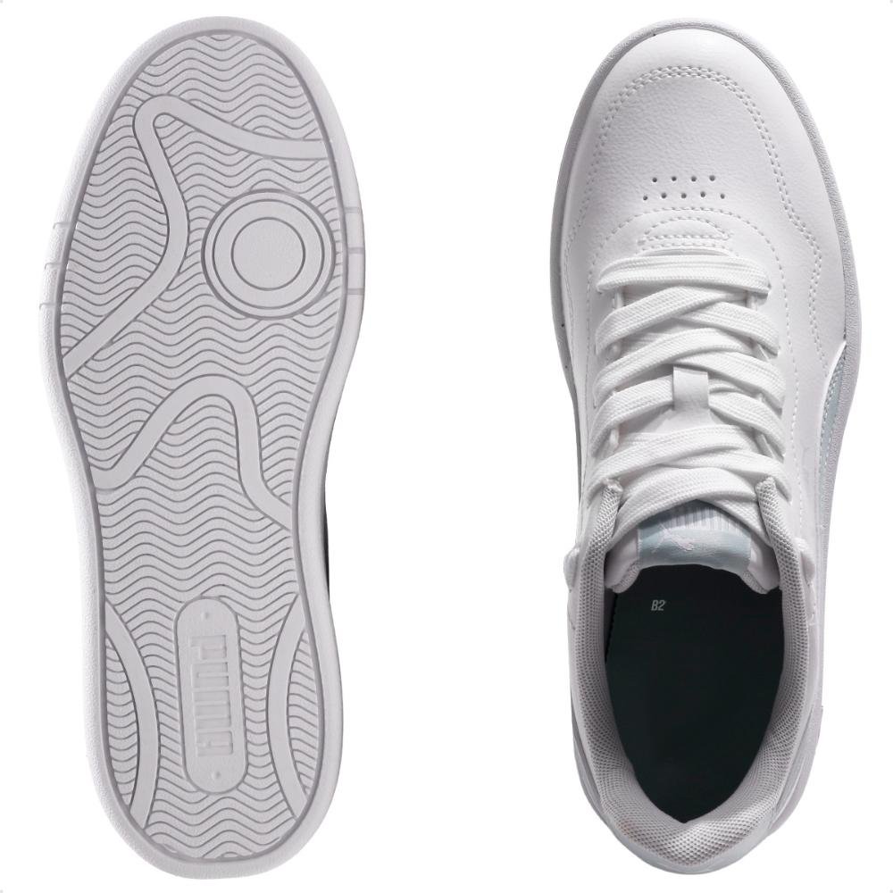 Tênis Puma Court Lally BDP Feminino Branco/Azul Claro
