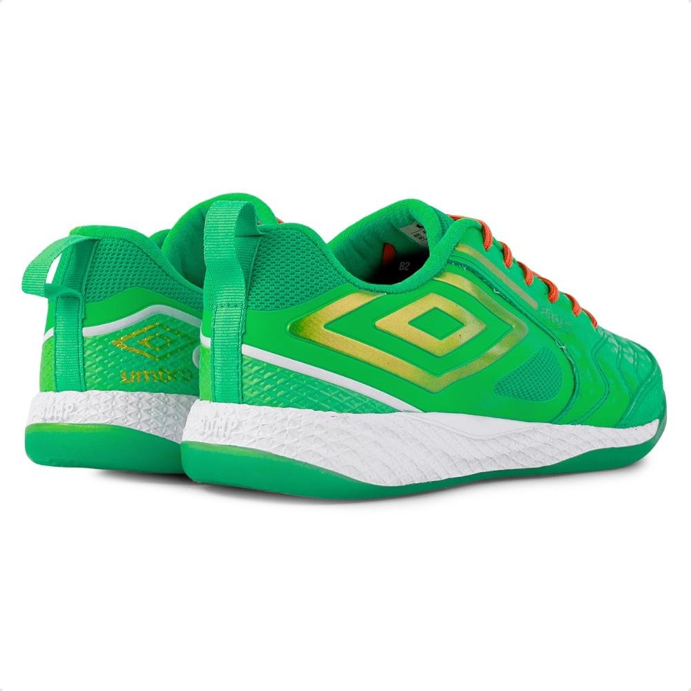 Chuteira Futsal Umbro Pro 5 Bump Stp Masculina Verde/Branco