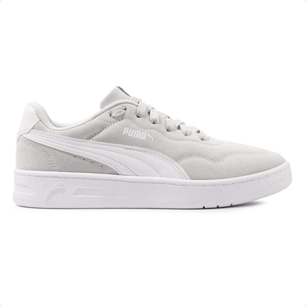 Tênis Puma Court Lally Sd Feminino Cinza/Branco