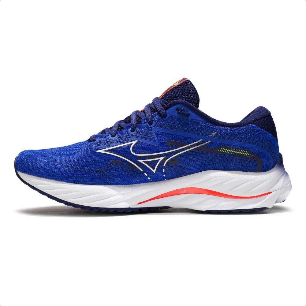 Tênis Mizuno Wave Rider 27 Masculino Azul Marinho