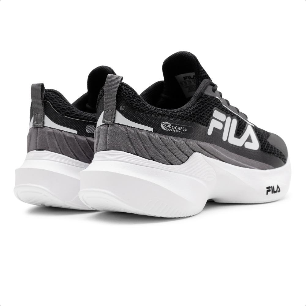 Tênis Fila Progress Infantil Preto/Cinza
