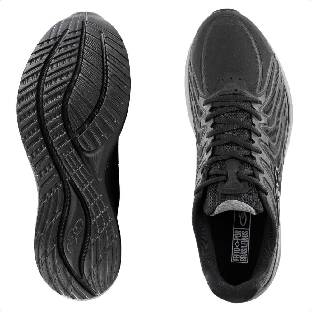 Tênis Olympikus Volcan 2 Masculino Preto/Dourado