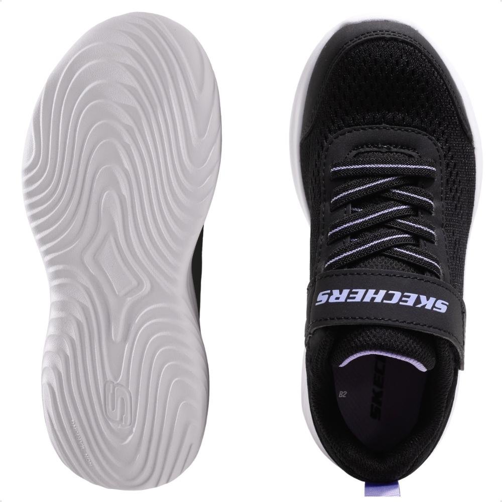 Tênis Skechers Bounder Free And Easy Infantil Preto