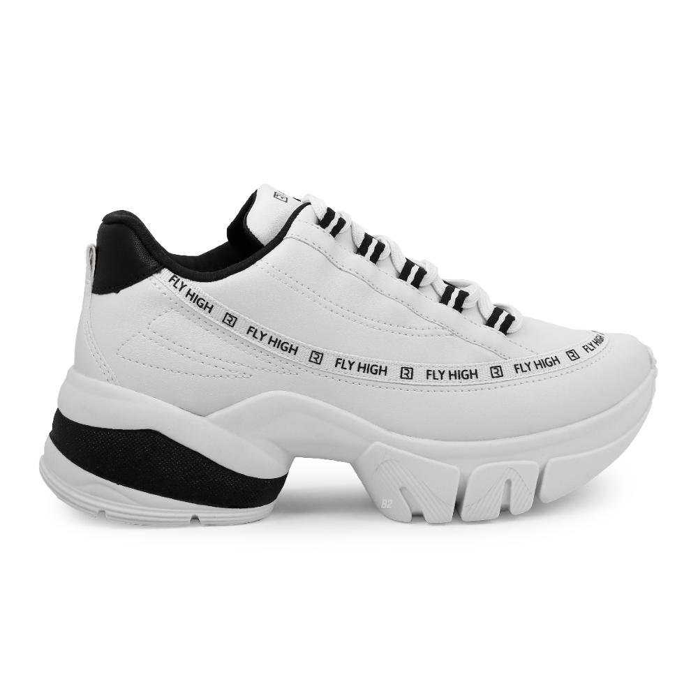 Tênis Ramarim Chunky Fly High Branco/Preto
