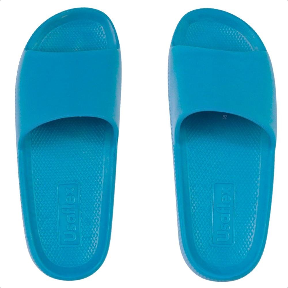 Chinelo Slide Usaflex Poofy Azul