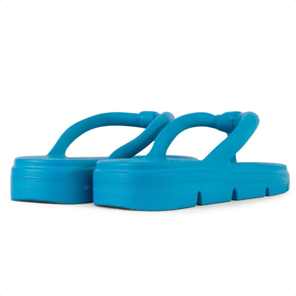 Chinelo Usaflex Poofy Plataforma Eva Azul