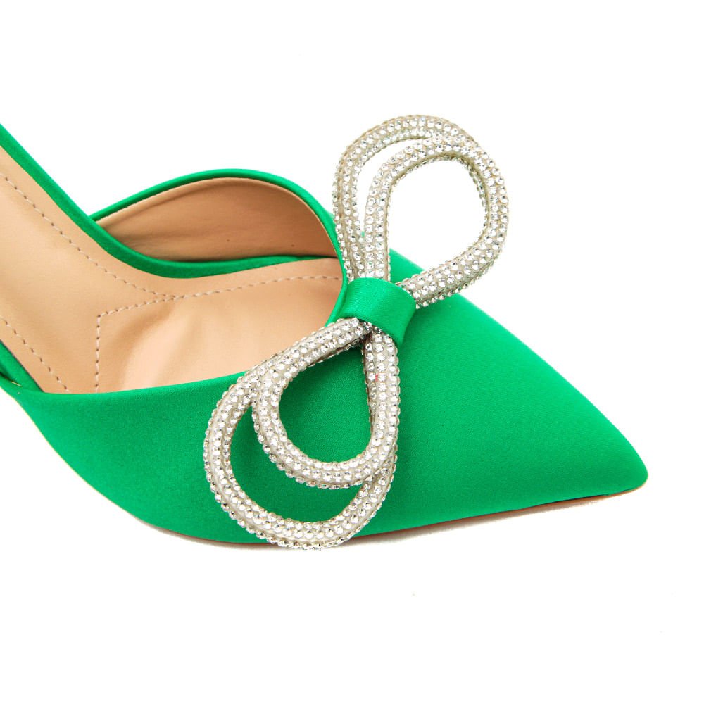 Scarpin Salto Alto Verde Cecconello 1884008-2 Verde