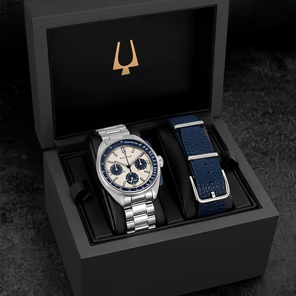 Relógio Masculino Lunar Pilot Bulova Prata 98K112 Prata