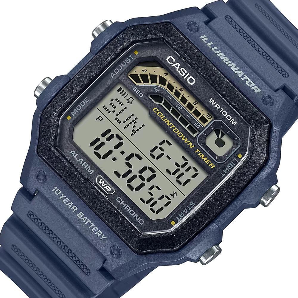 Relógio Masculino Standard Casio Azul WS-1600H-2AVDF-SC Azul