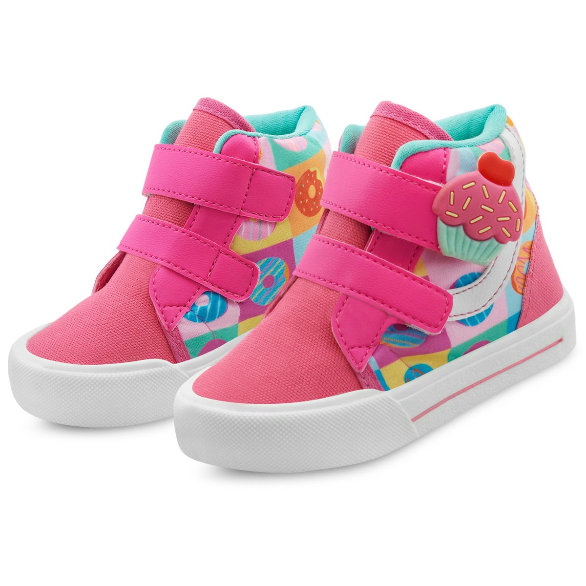 Tênis Infantil Menina Casual Feminino Escolar Leve Cupcake Gatatuya Rosa