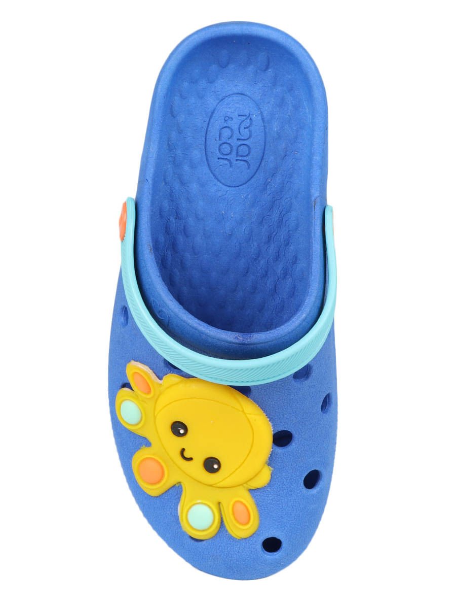 Sandália Clog Infantil Mar e Cor Polvo Pop It Azul Azul