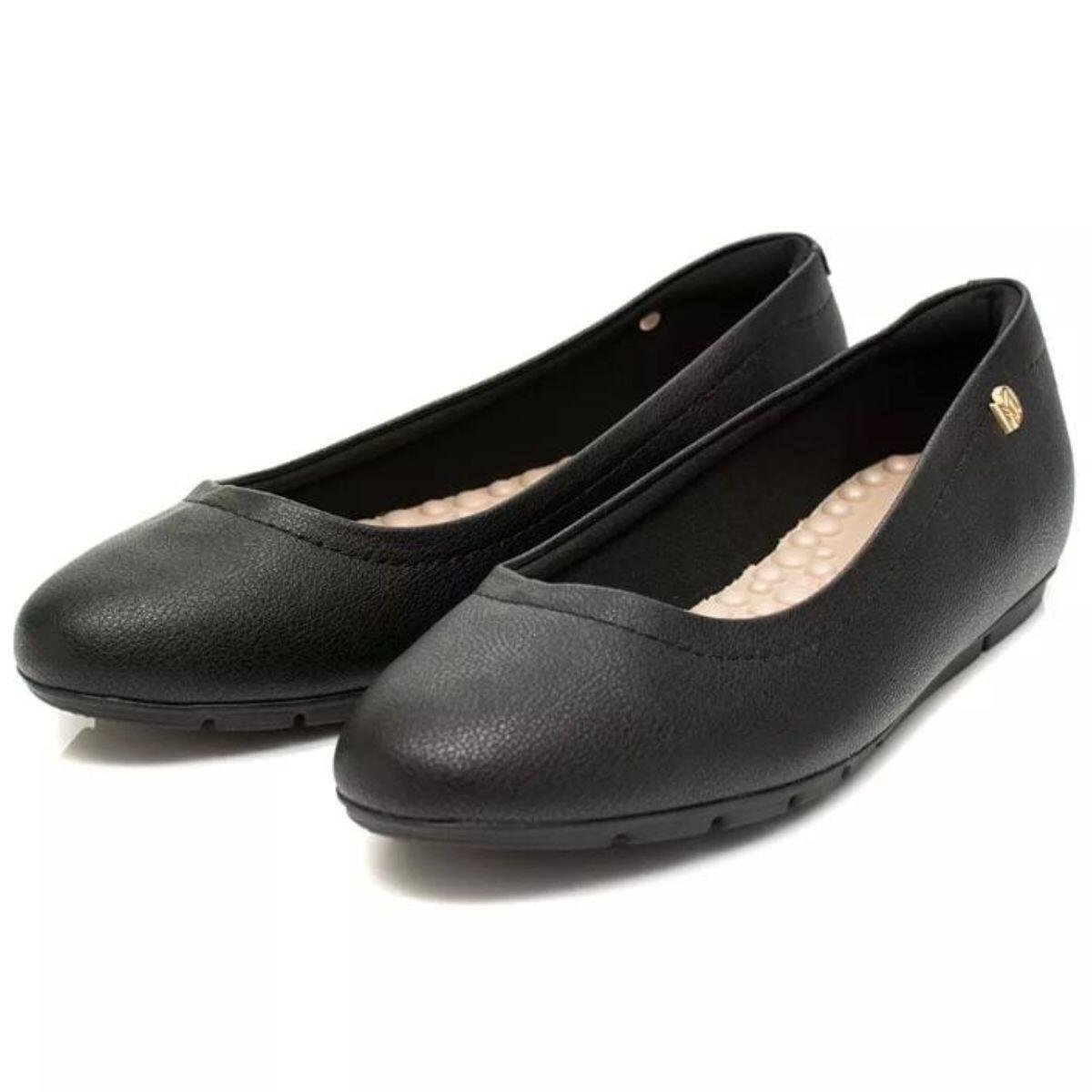 Sapatilha Feminina Modare Palmilha Massageadora 7385.100 Preto