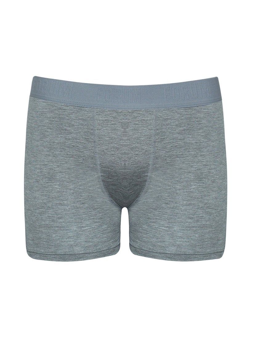 Cueca boxer modal - Coleção Underwear Modal Forum Cinza