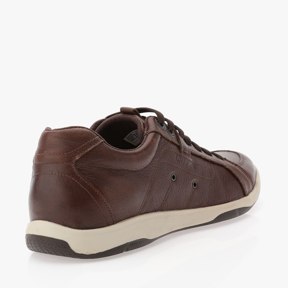 Sapatênis Sportage Com Elastico E Salto Interno Masculino Marrom