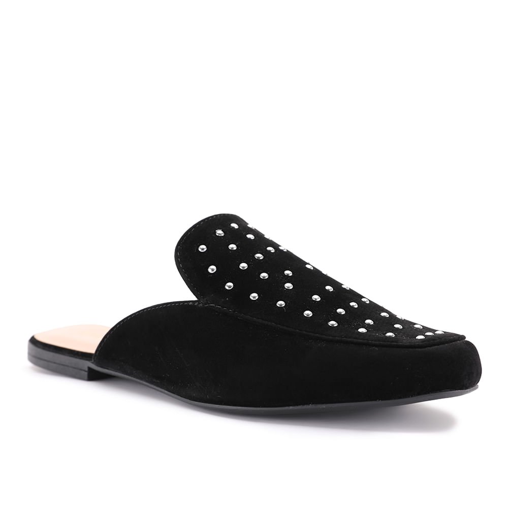 MULE STUDIO 34 COM REBITE Preto Preto