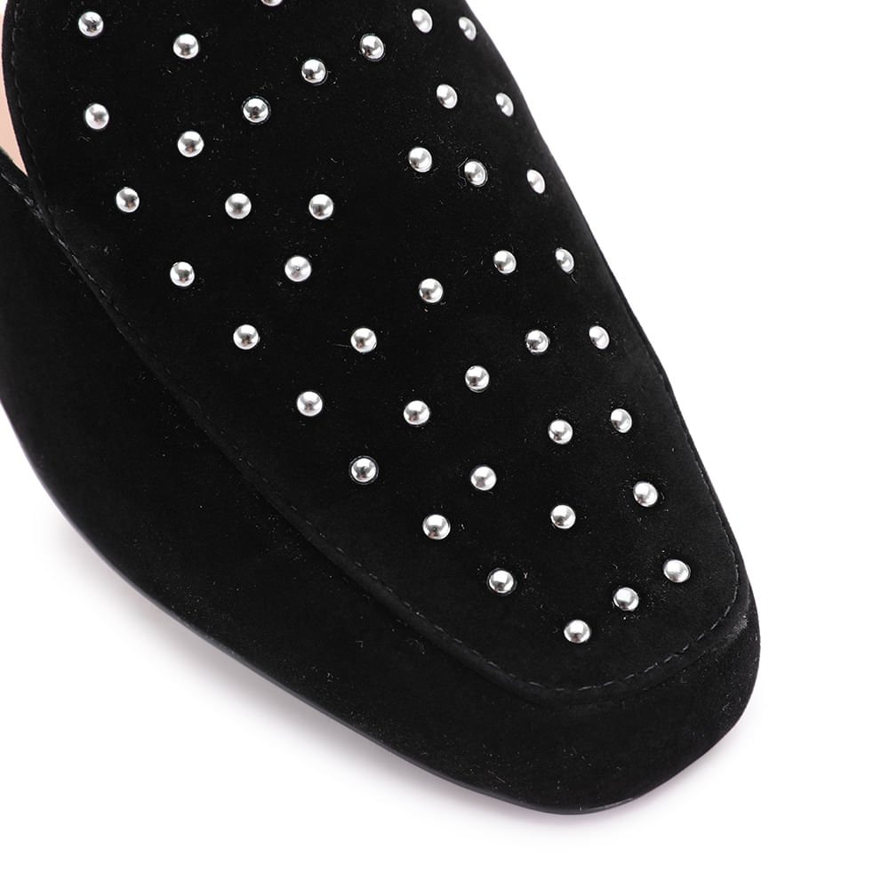 MULE STUDIO 34 COM REBITE Preto Preto