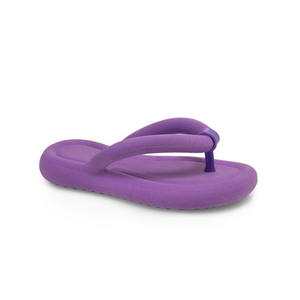 Chinelo Ousy Shoes Nuvem/Flip Flop Infantil Menina Roxo
