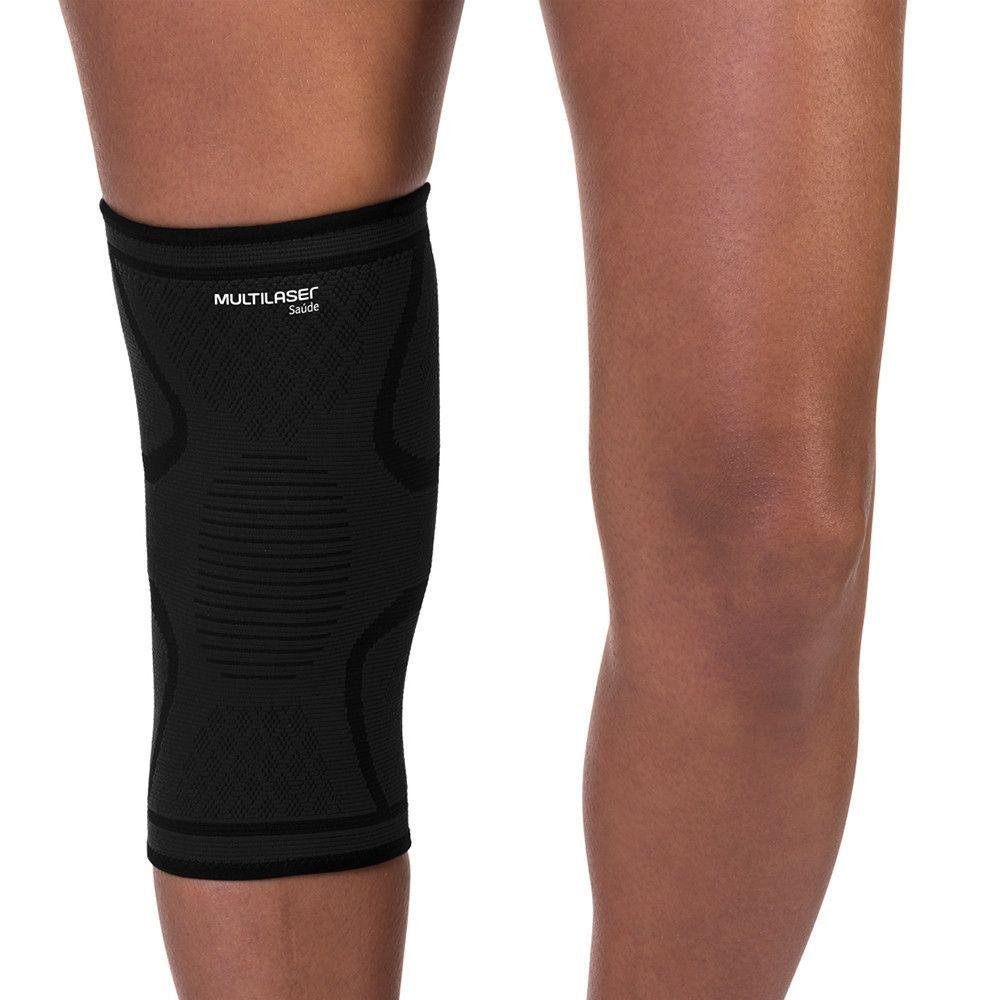 Joelheira Elástica Unissex Tam P Multilaser - Hc337 Preto P Preto