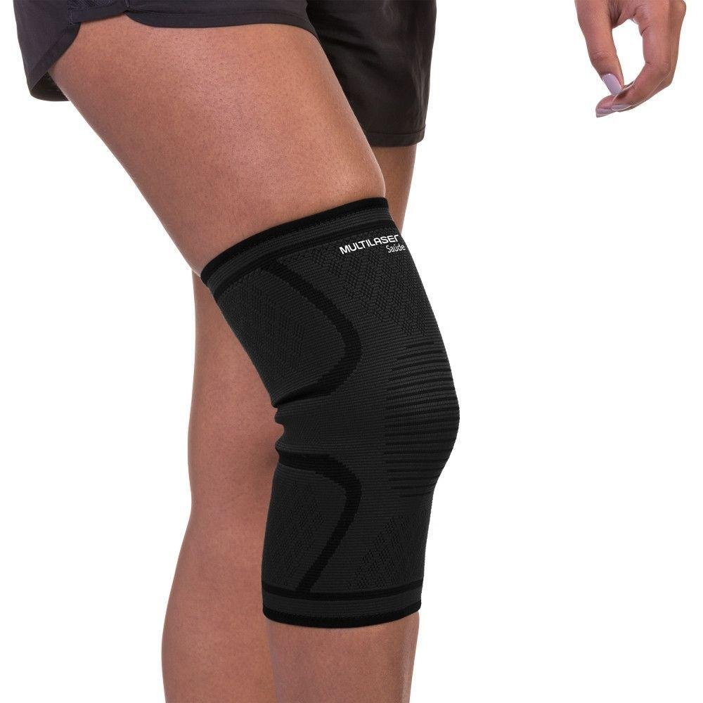 Joelheira Elástica Unissex Tam P Multilaser - Hc337 Preto P Preto