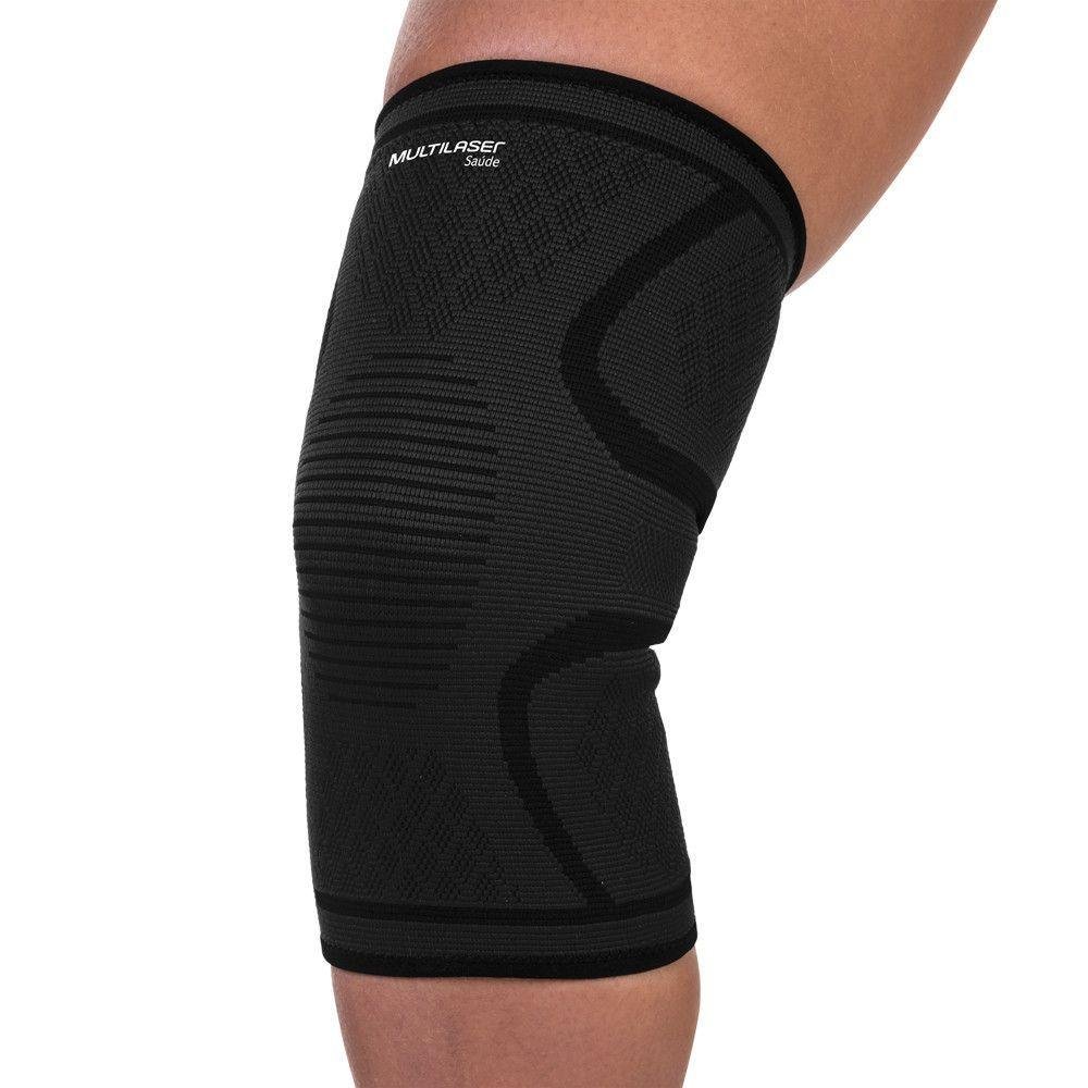 Joelheira Elástica Unissex Tam P Multilaser - Hc337 Preto P Preto