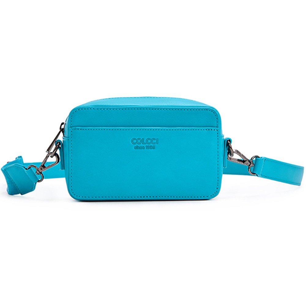 Bolsa Camera Bag Colcci Logo Stripe IN23 Azul Feminino Azul