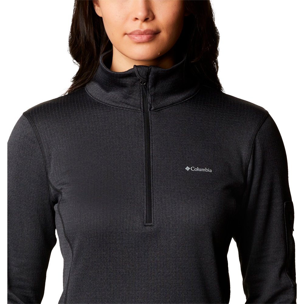Moletom Columbia Park View Grid Fleece Preto Feminino Preto