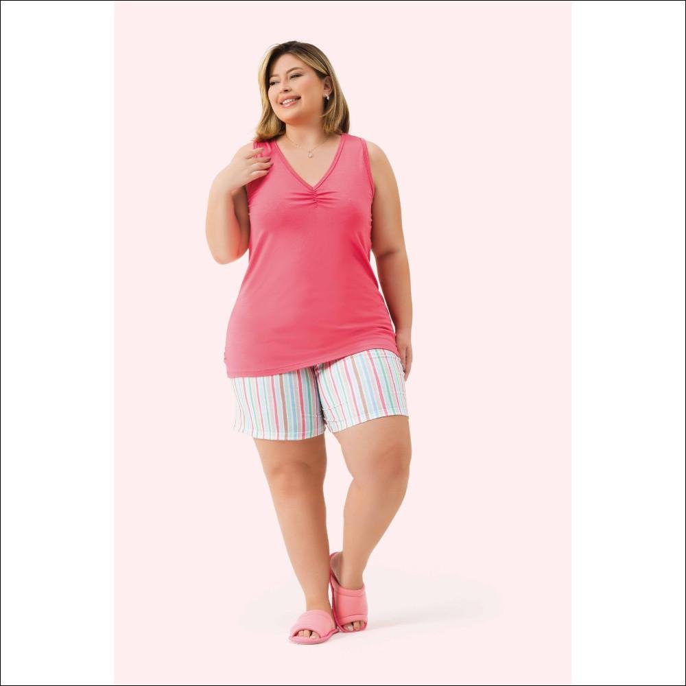 Short Doll Lua Encantada Cavado Plus Size Vermelho