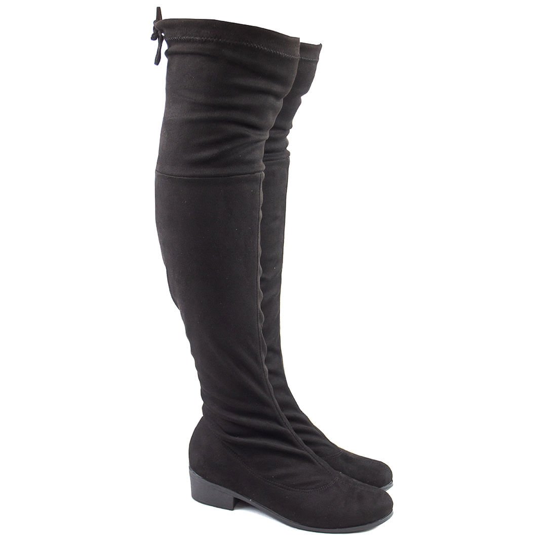 Bota over the knee Mântua Preto Preto