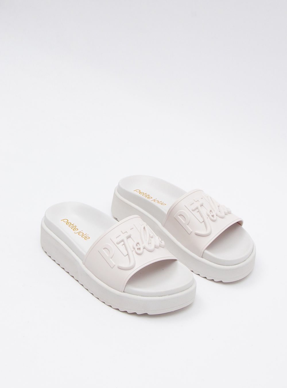 Chinelo Petite Jolie Ray White PJ7311 Branco