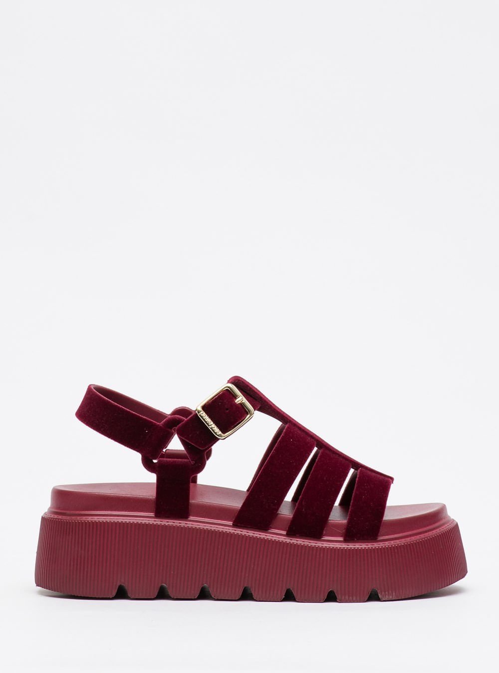 Sandália Petite Jolie Flow Sandal Merlot PJ7561A Vermelho