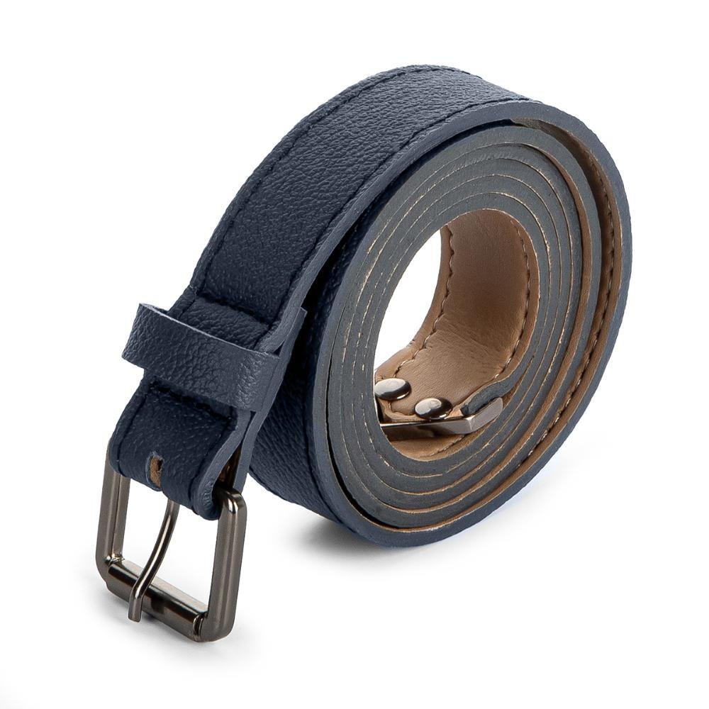 Cinto Dakota Em Couro Marinho CI005 Azul