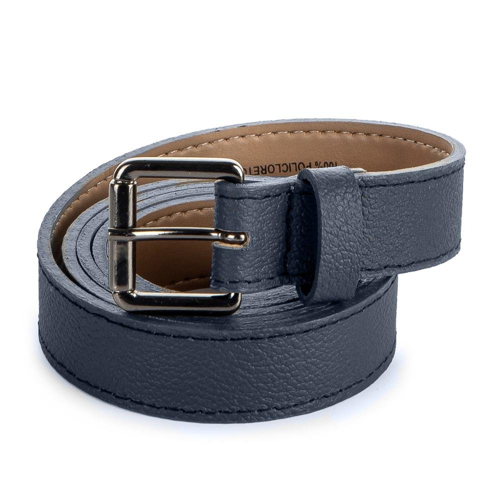 Cinto Dakota Em Couro Marinho CI005 Azul