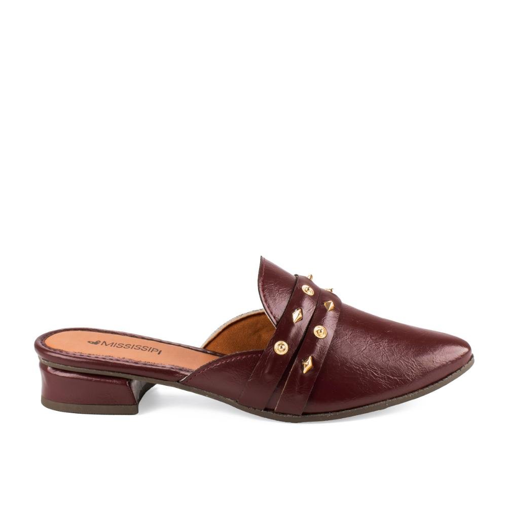 Mule Mississipi de Salto Bloco MC881 Vermelho