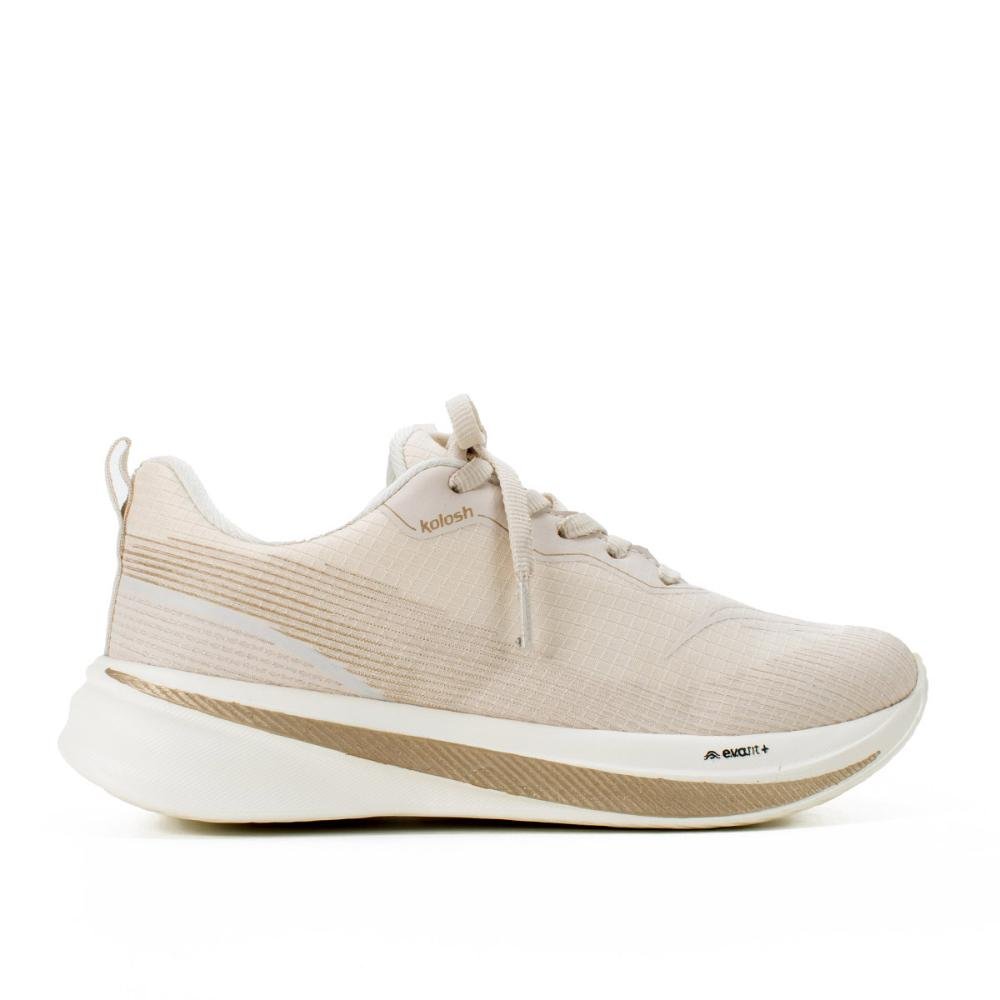 Tênis Kolosh Esportivo Feminino E0443 Bege Claro