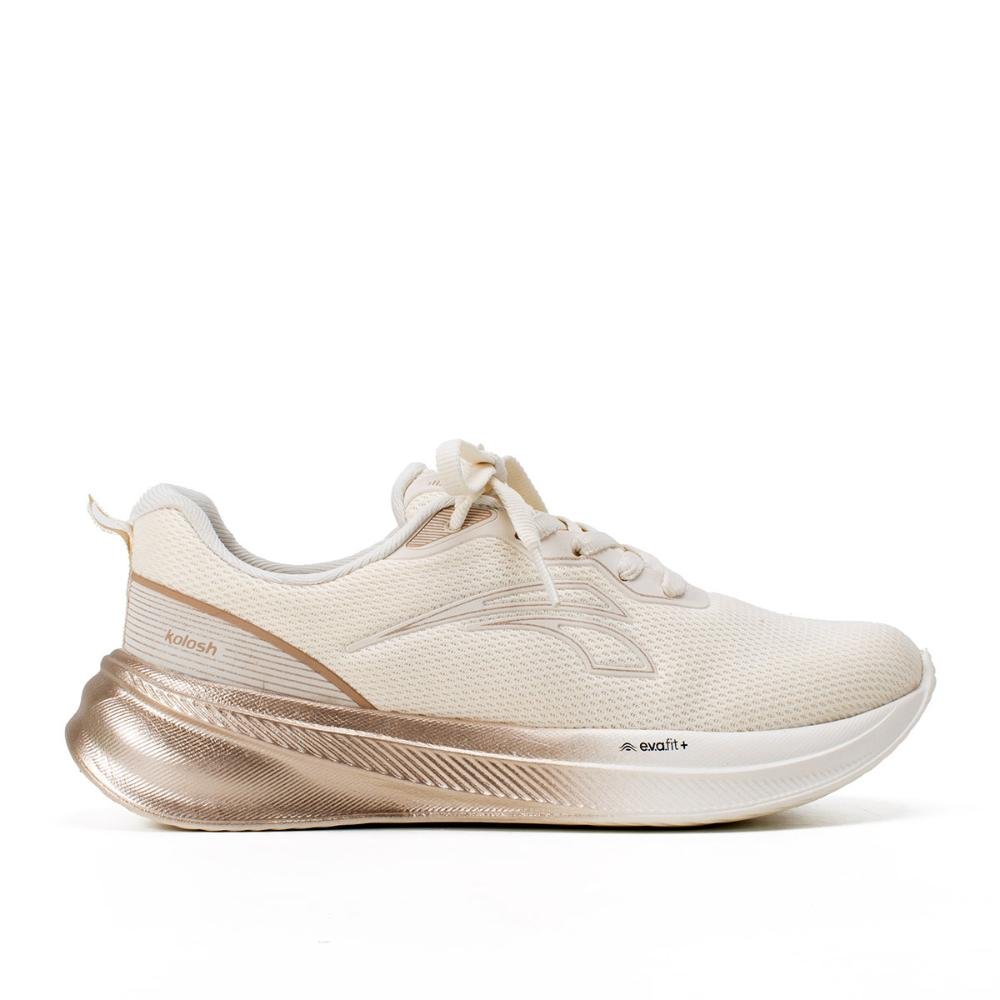 Tênis Kolosh Esportivo Feminino E0445 Bege Claro