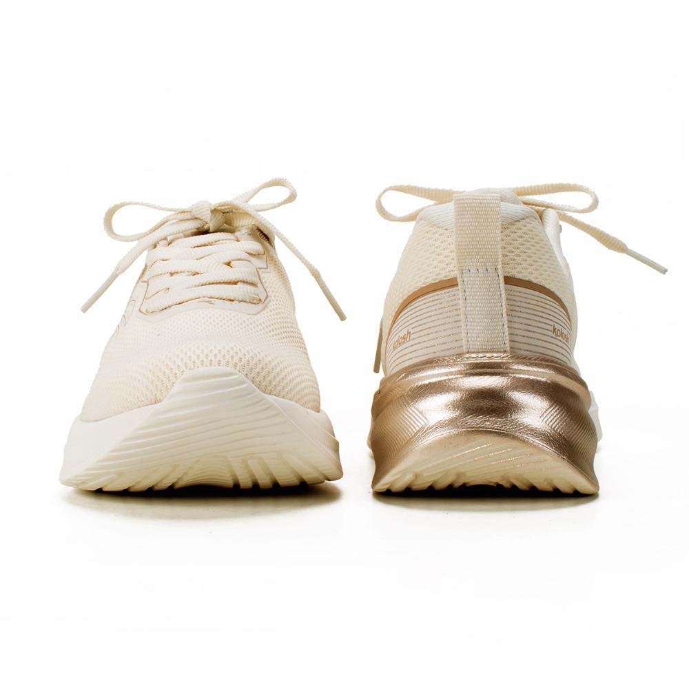 Tênis Kolosh Esportivo Feminino E0445 Bege Claro