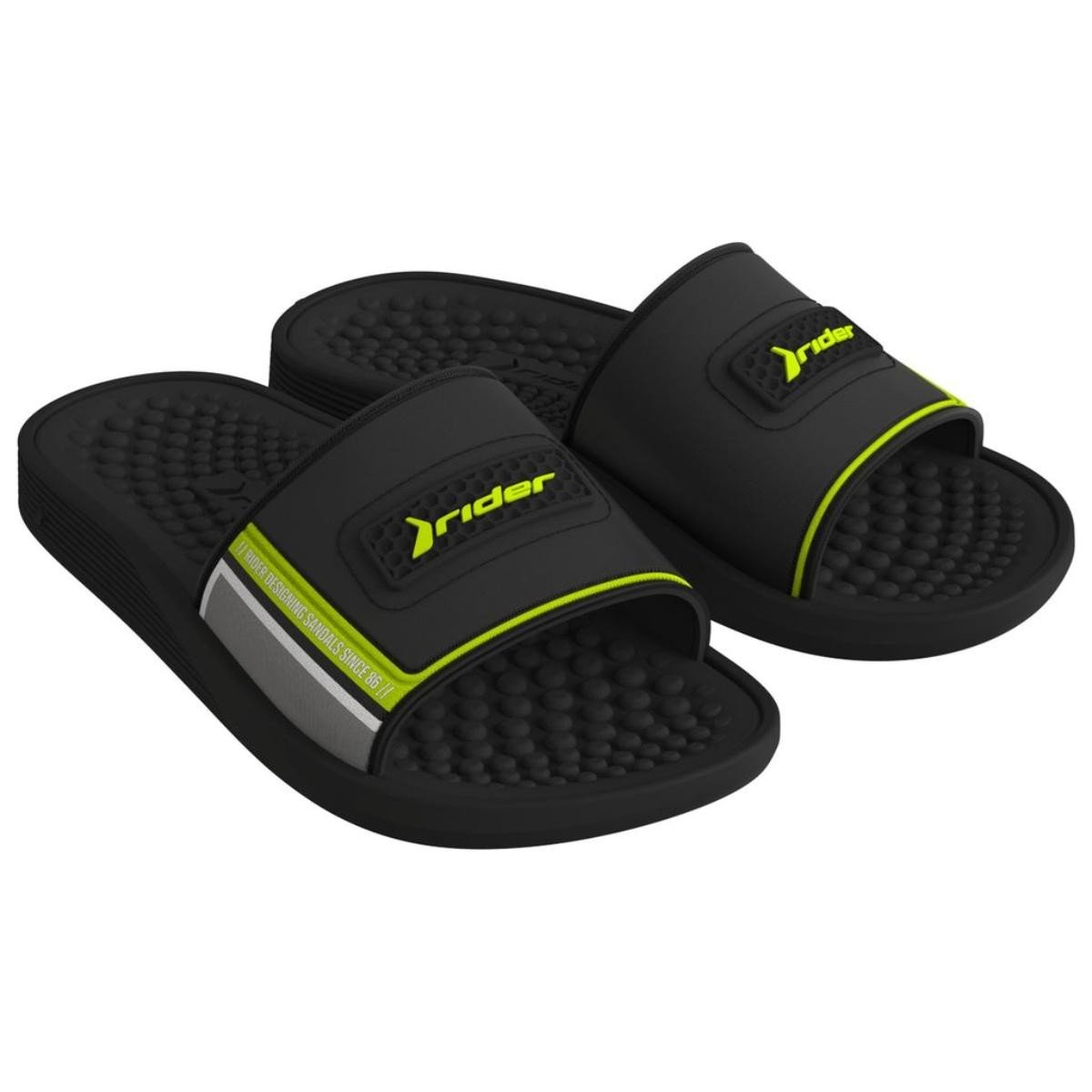 Chinelo Rider 11784 Pump Slide Verde