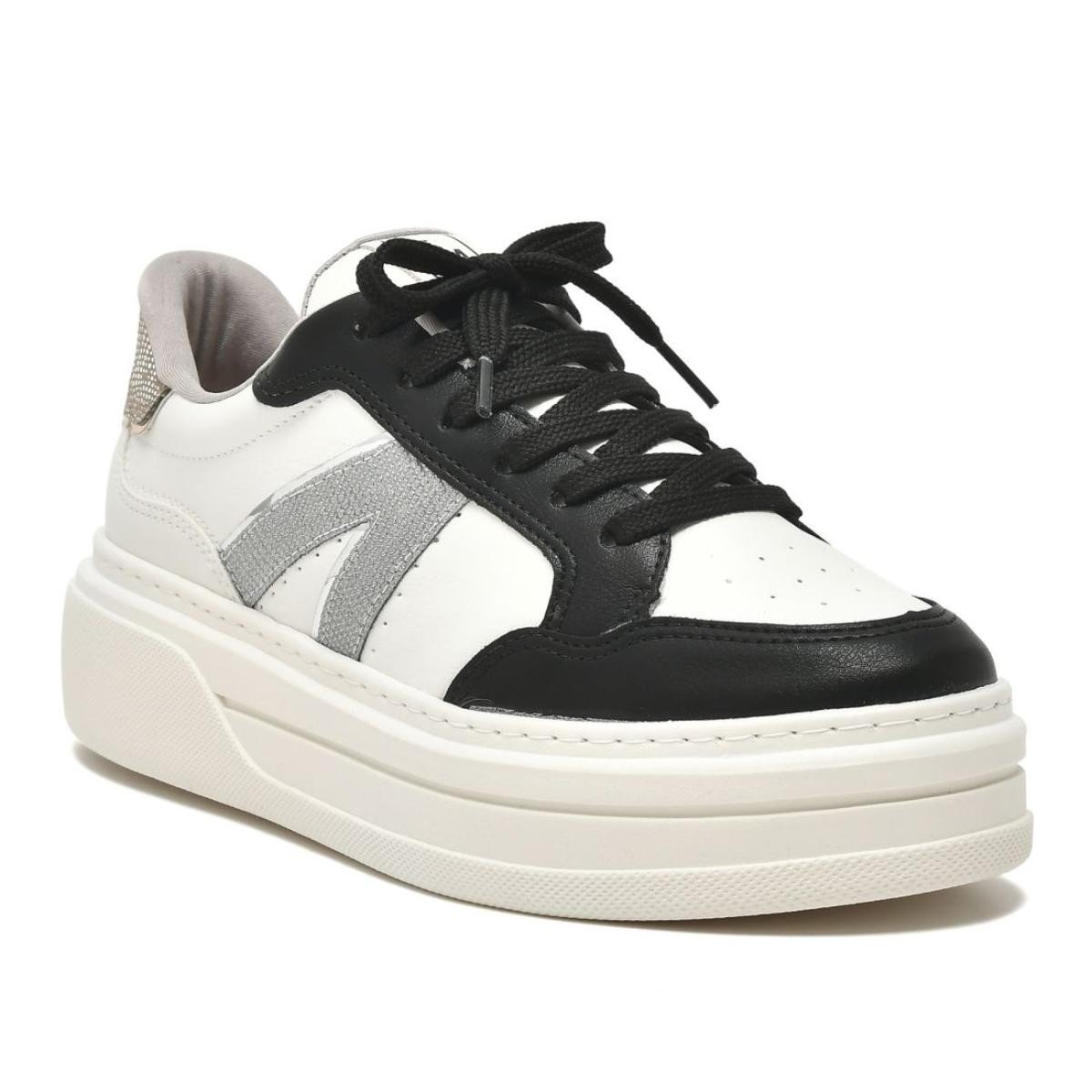 Tenis Via Marte 052-006-02 Flatform Feminino Branco