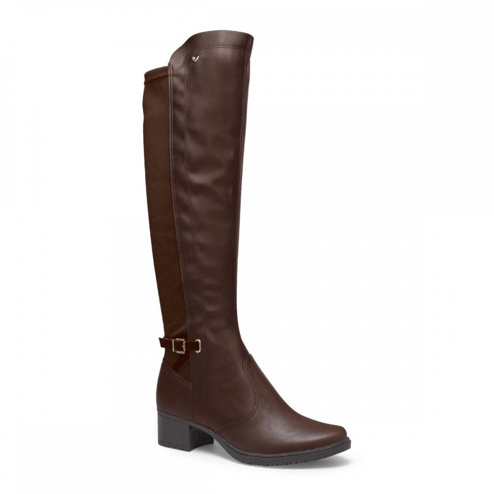 Bota Mississipi Me121 Montaria Cano Longo Feminino Marrom