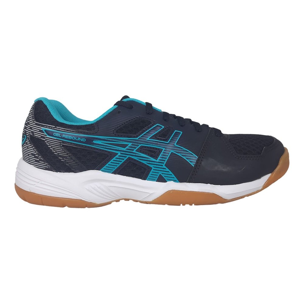 Tênis Asics Gel Rebound Futsal Feminino Preto/Verde