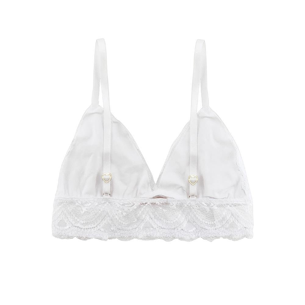 Top Renda Recorte - Angel Branco