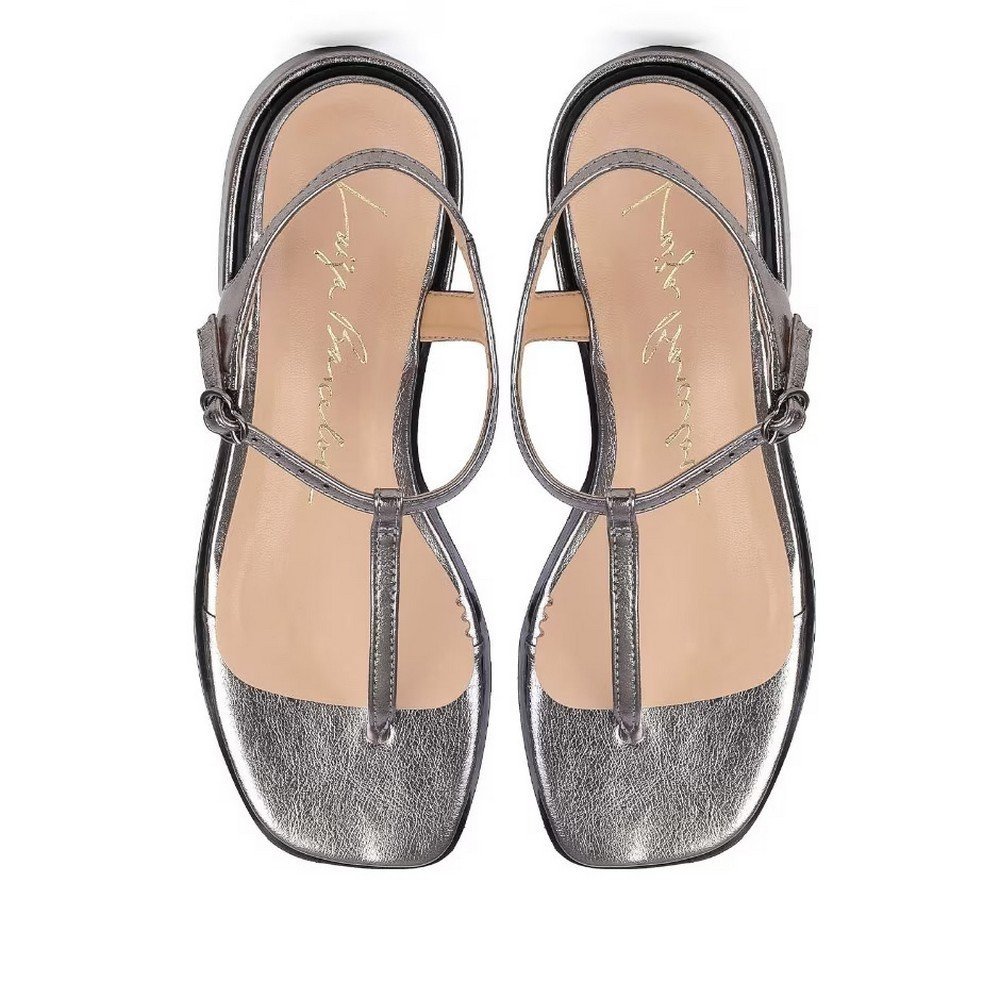 Sandália Metalcolor Luiza Barcelos 11230002 Cinza