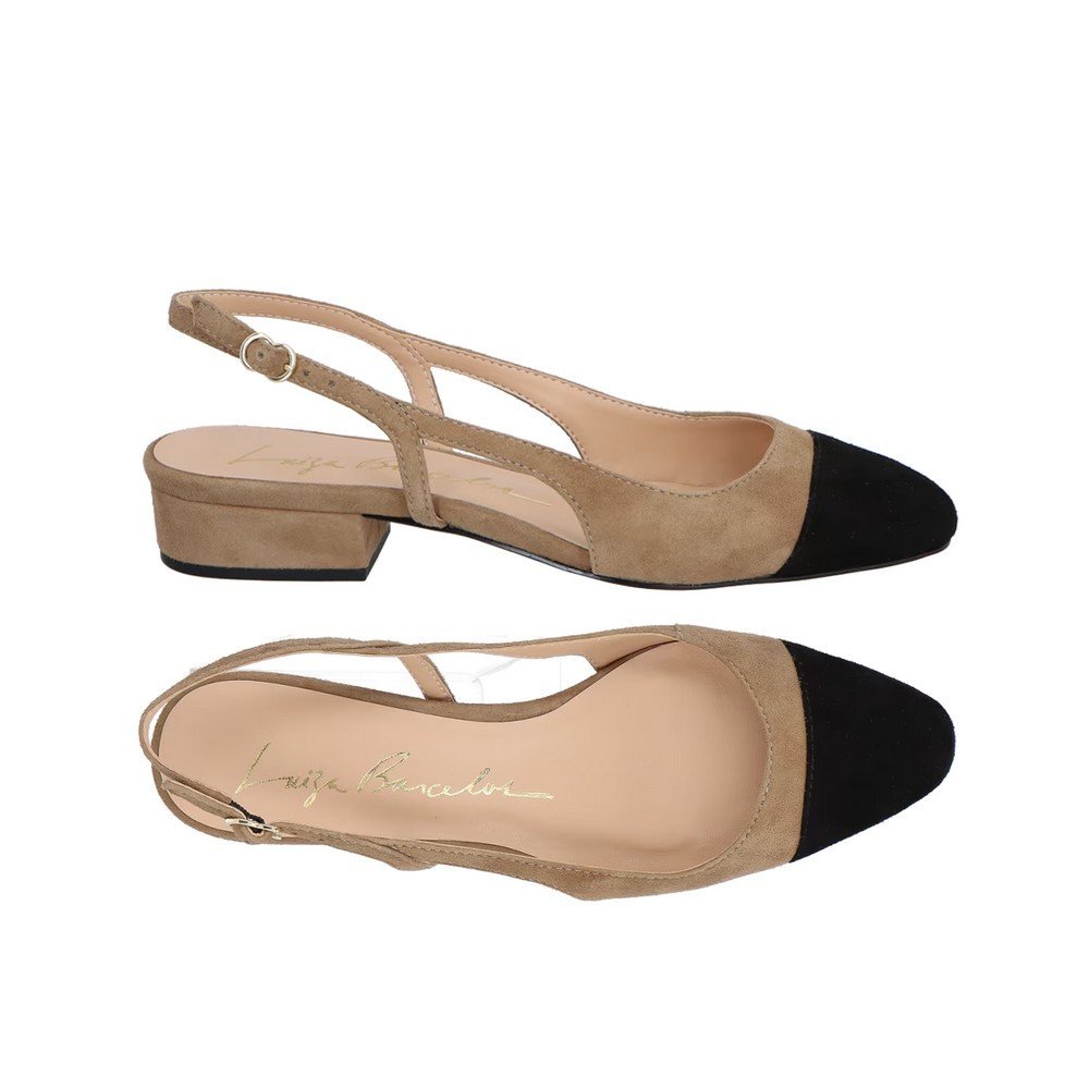 Scarpin Slingback Luiza Barcelos 13410015 Bege