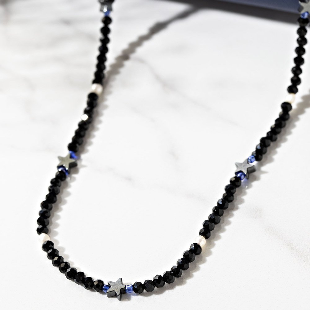 Colar Black Stars Preto