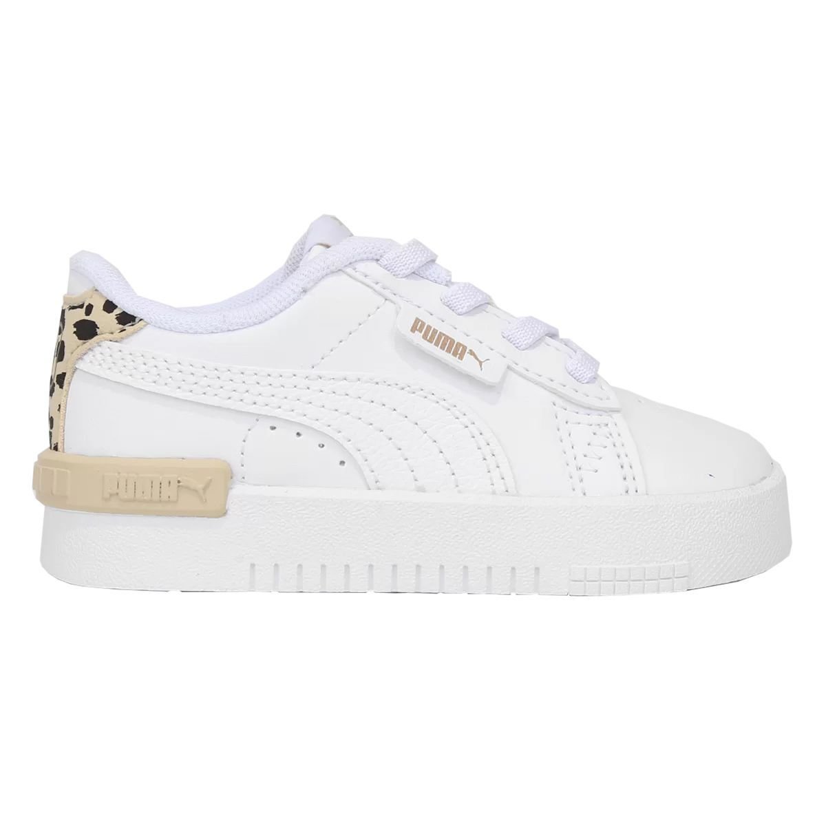 Tênis Infantil Puma Jada Animal Ac 392029-01 Branco