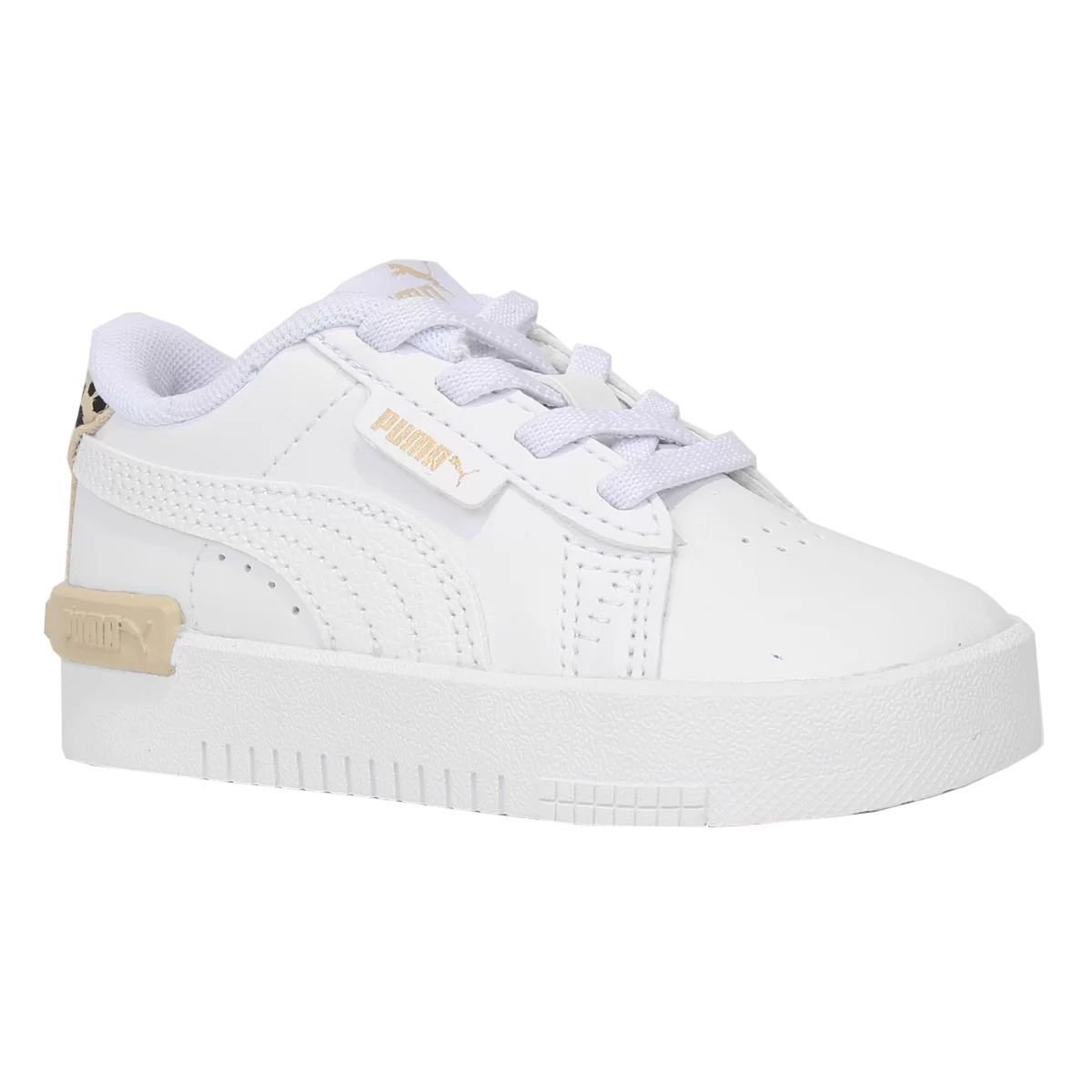 Tênis Infantil Puma Jada Animal Ac 392029-01 Branco