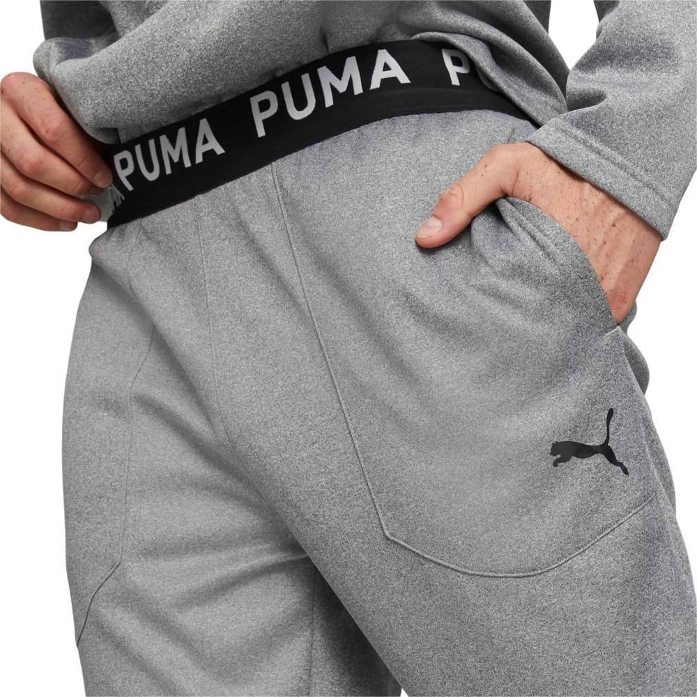 Calça Puma Jogger Train Pwr Fleece Masculina 520894-03 Cinza