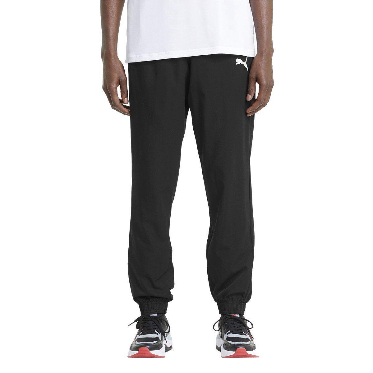 Calça Puma Active Woven CL Masculina 586733-01 Preto