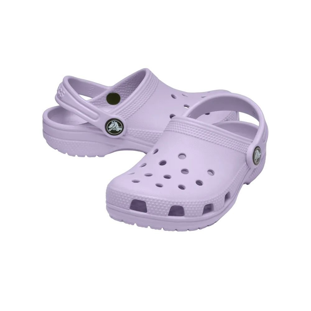 Sandália Infantil Crocs Classic Clog K Menina 206991-6GD Rosa
